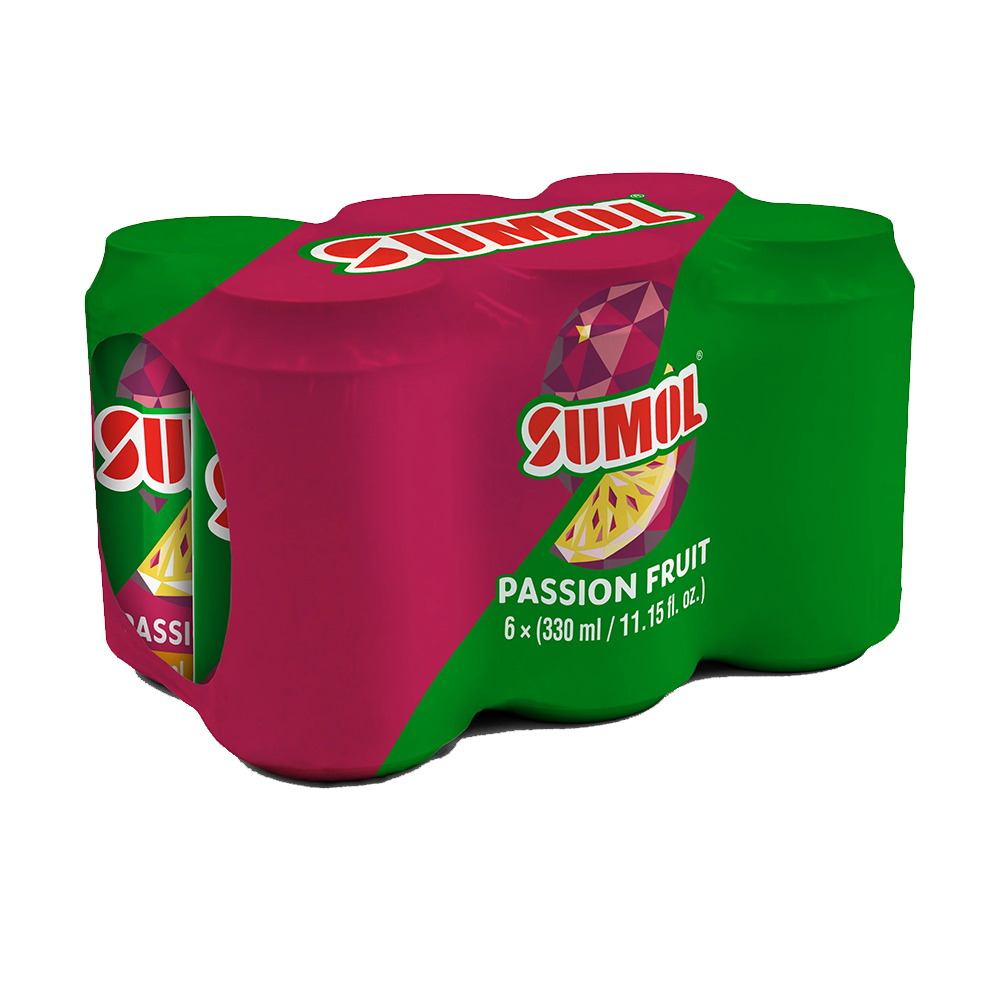 Sumol - Passion Fruit (Maracuja) 6 Pack of Cans | Portugal Depot
