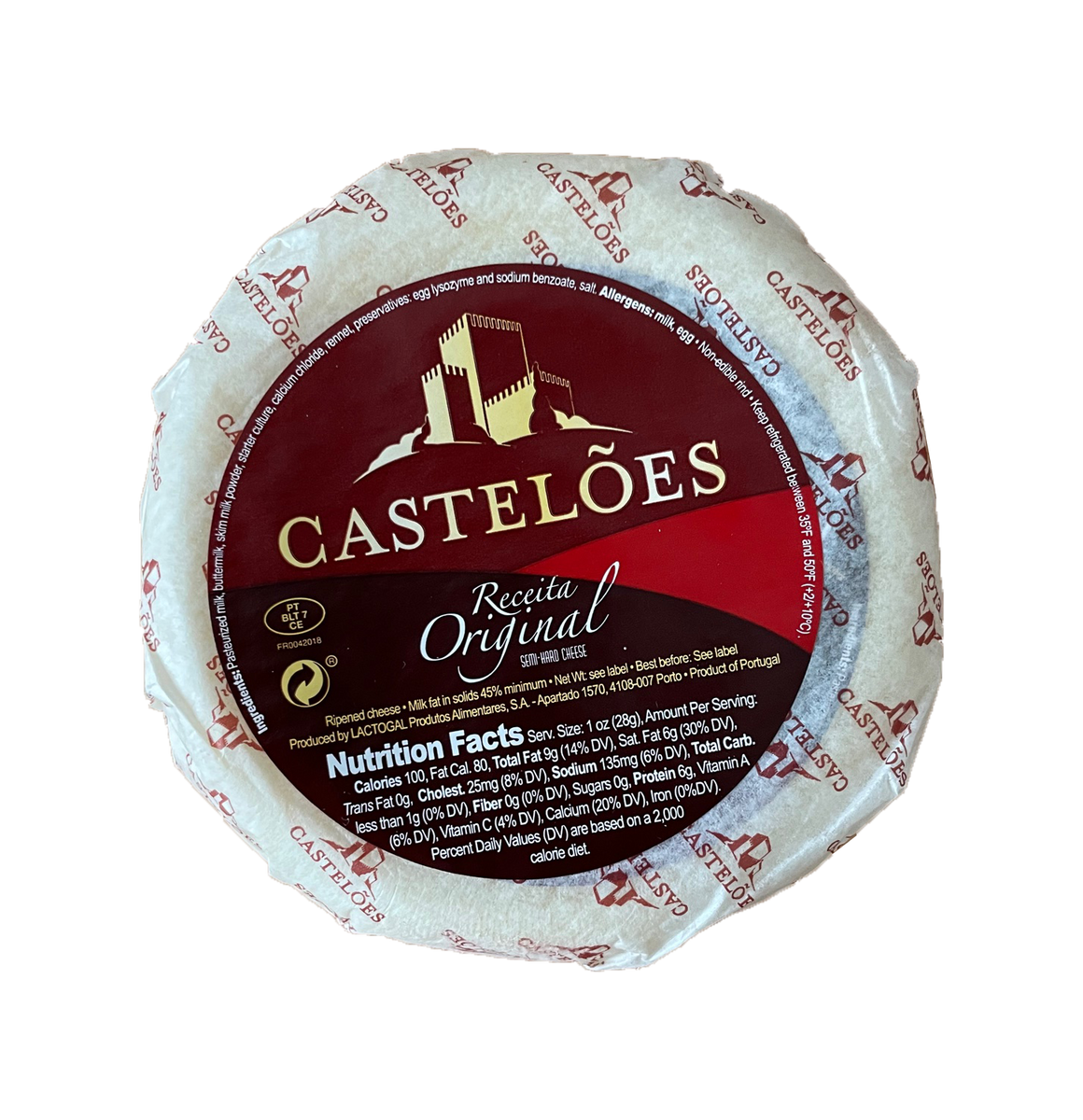 Castelões - Portuguese Semi-Cured Cheese | Portugal Depot